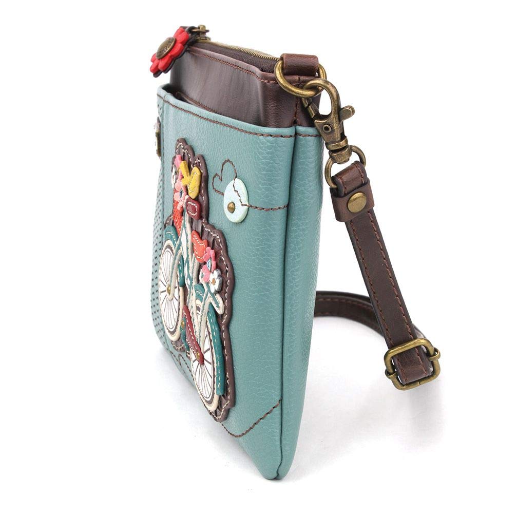 Chala Handbags Bicycle LaserCut Mini Crossbody Handbag - Convertible Strap