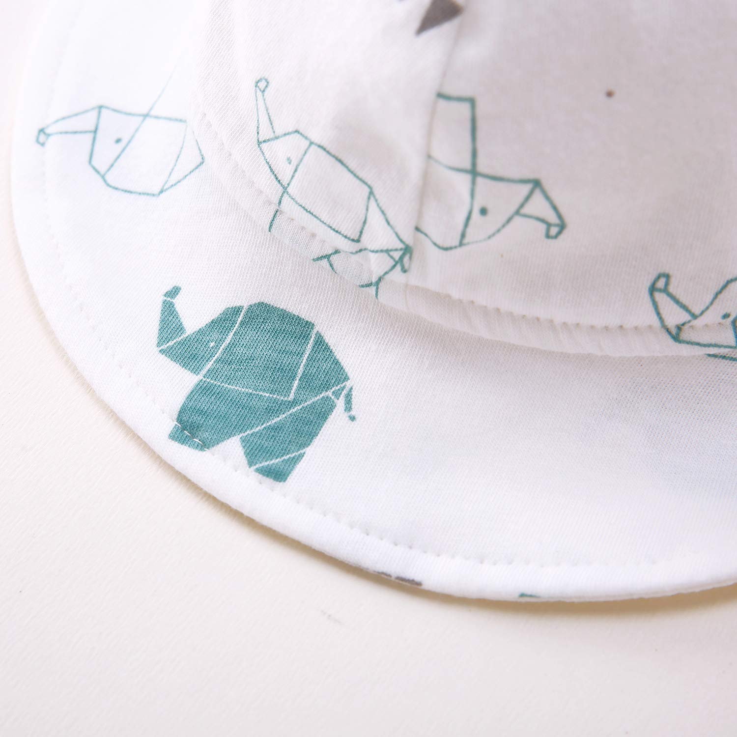 pureborn Baby Hat Newborns Boys Girls Spring Summer Sun Hats Bucket Breathable Cotton Elephant 0-3 Months
