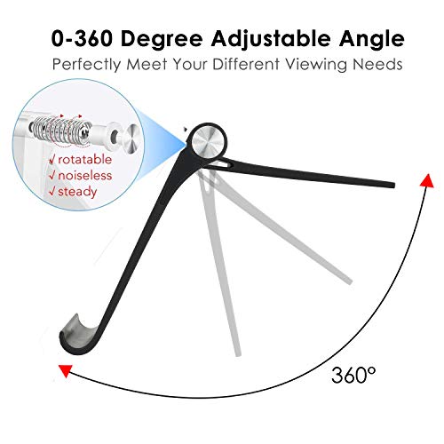 Uniwit Cell Phone Stand Holder Multi-Angle Adjustable Phone Desk Stand Tablet Holder for iPhone 14 13 12 11 Pro Max XS XR 8 Plus 6 7 Samsung Galaxy S22 S21 S20 S10 S9 Edge Android Smartphone