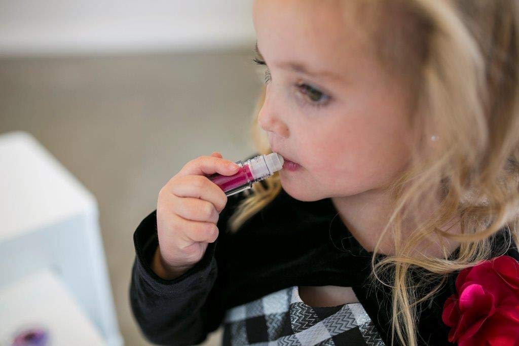 Mini-Play Makeup Clutch Pink Purse & Kids Pretend Makeup Kit