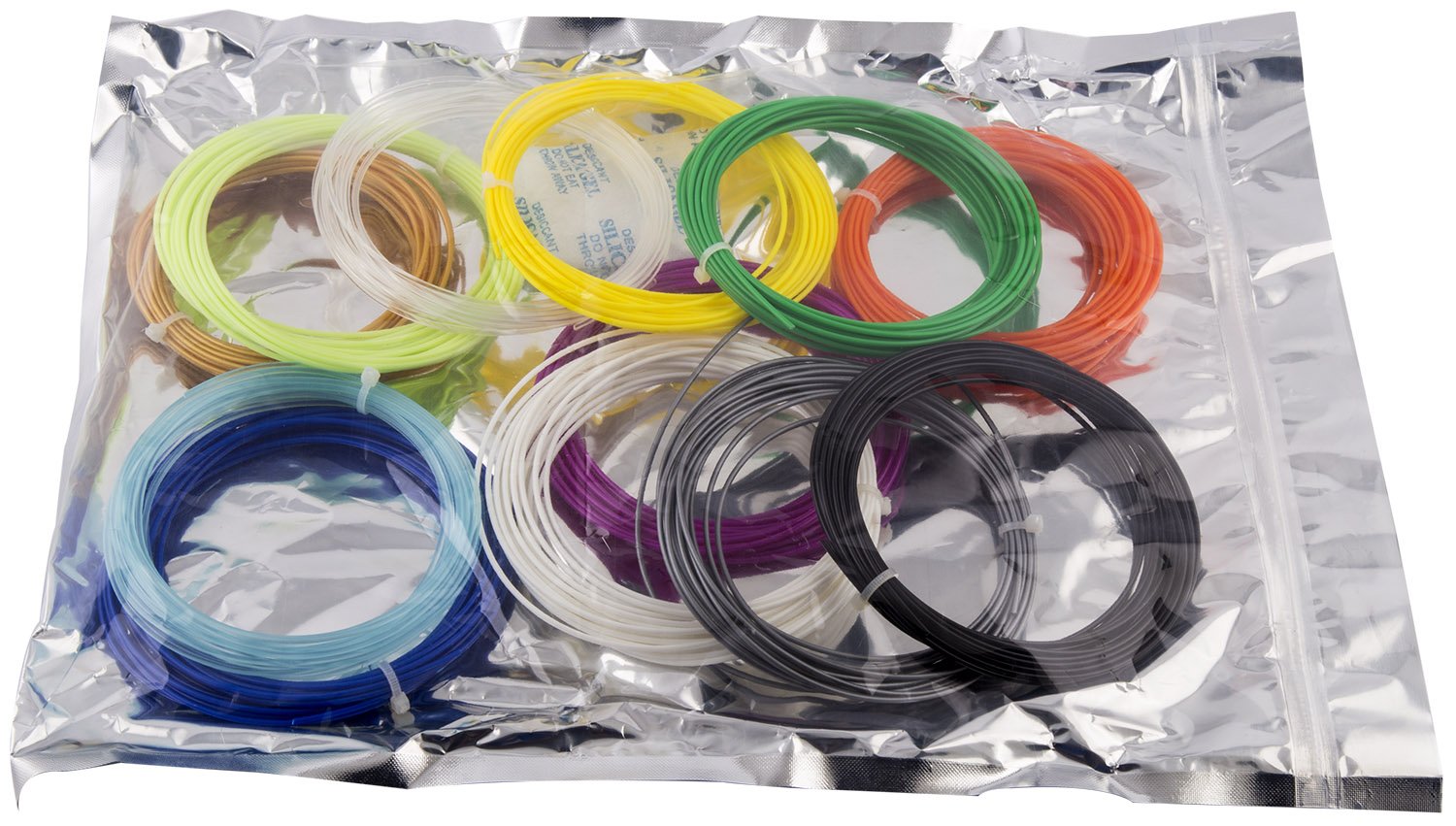 HATCHBOX 3D Pen-ABS1.75-SMP ABS 3D Pen Filament, Dimensional Accuracy +/- 0.05mm, 0.44lbs Total, 1.75mm, 12 Color Sample Pack - 20 Feet Per Color
