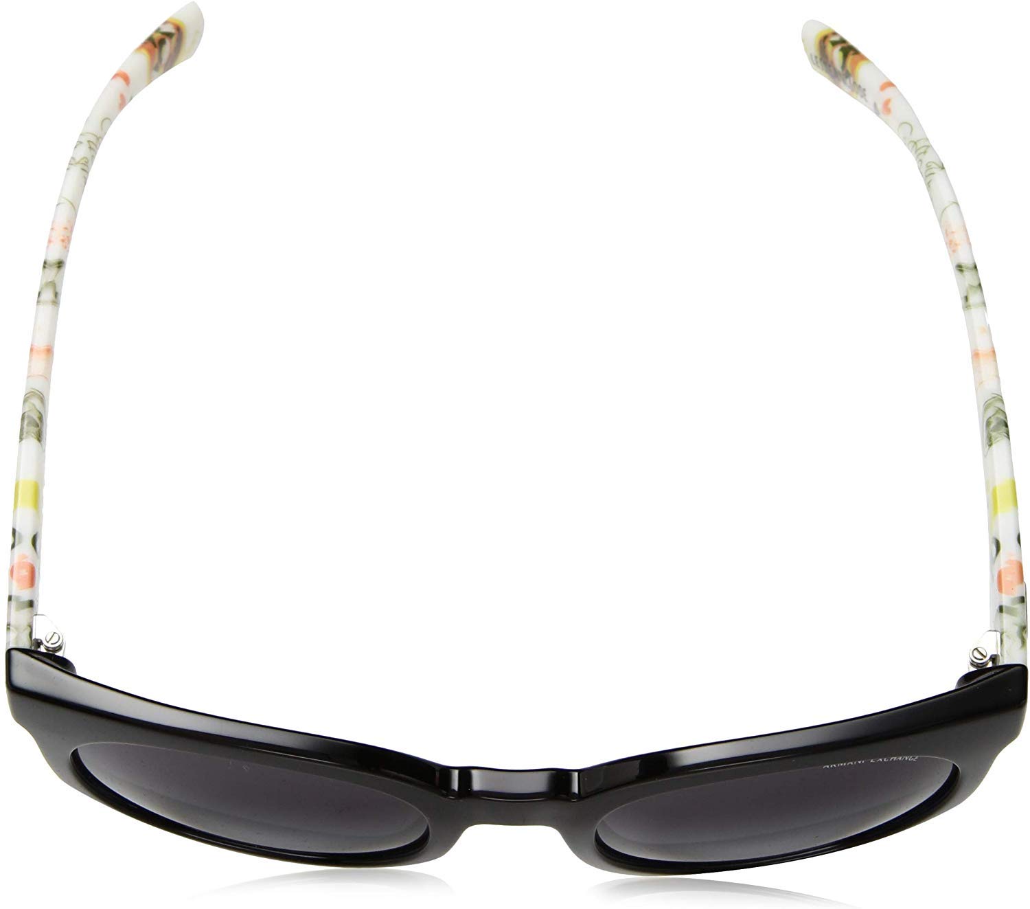 A|X ARMANI EXCHANGE Women's Ax4057s Round Sunglasses, Black/Grey Gradient, 53 mm
