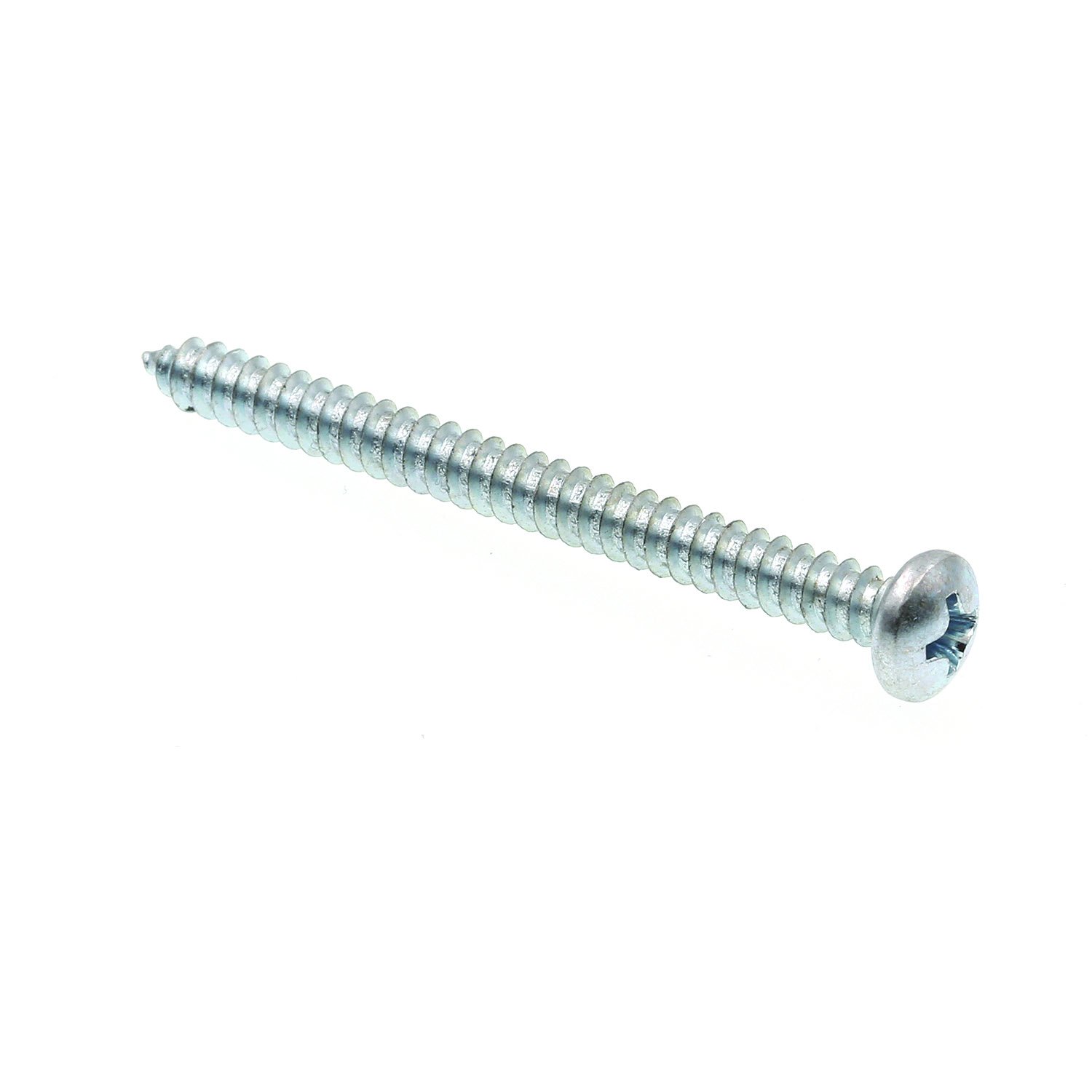 Prime-Line 9019966 Sheet Metal Screw, Self-Tapping, Pan Head Phillips, #8 X 2 in, Zinc Plated Steel, Pack of 50