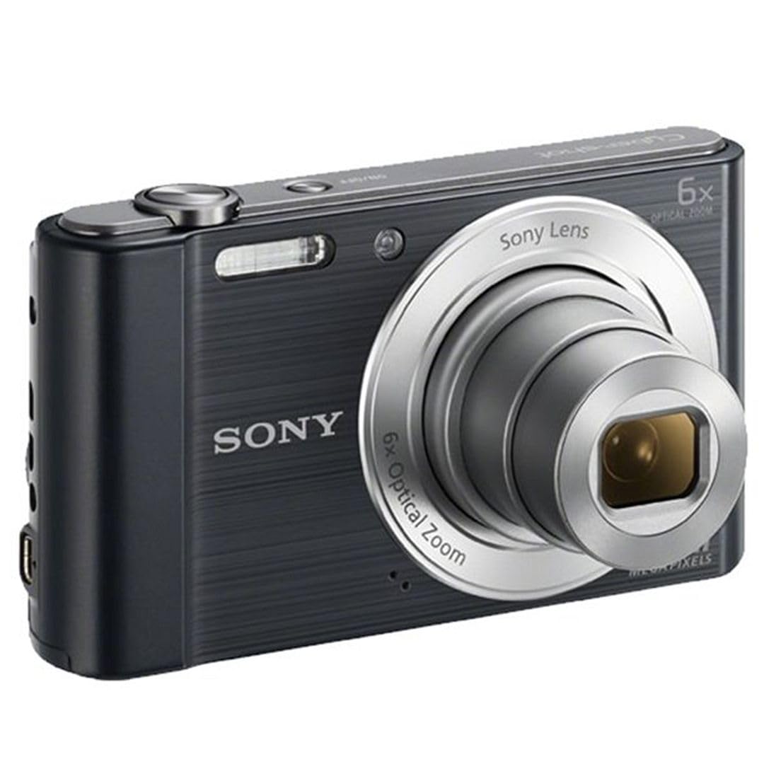 ACELL MOBILITY Sony Cyber-Shot DSC-W810 Digital Camera (Black) 20.1 MP with Optical 6X Zoom Lens + SanDisk 32GB Memory Card + Tripod + A-Cell Accessory Bundle