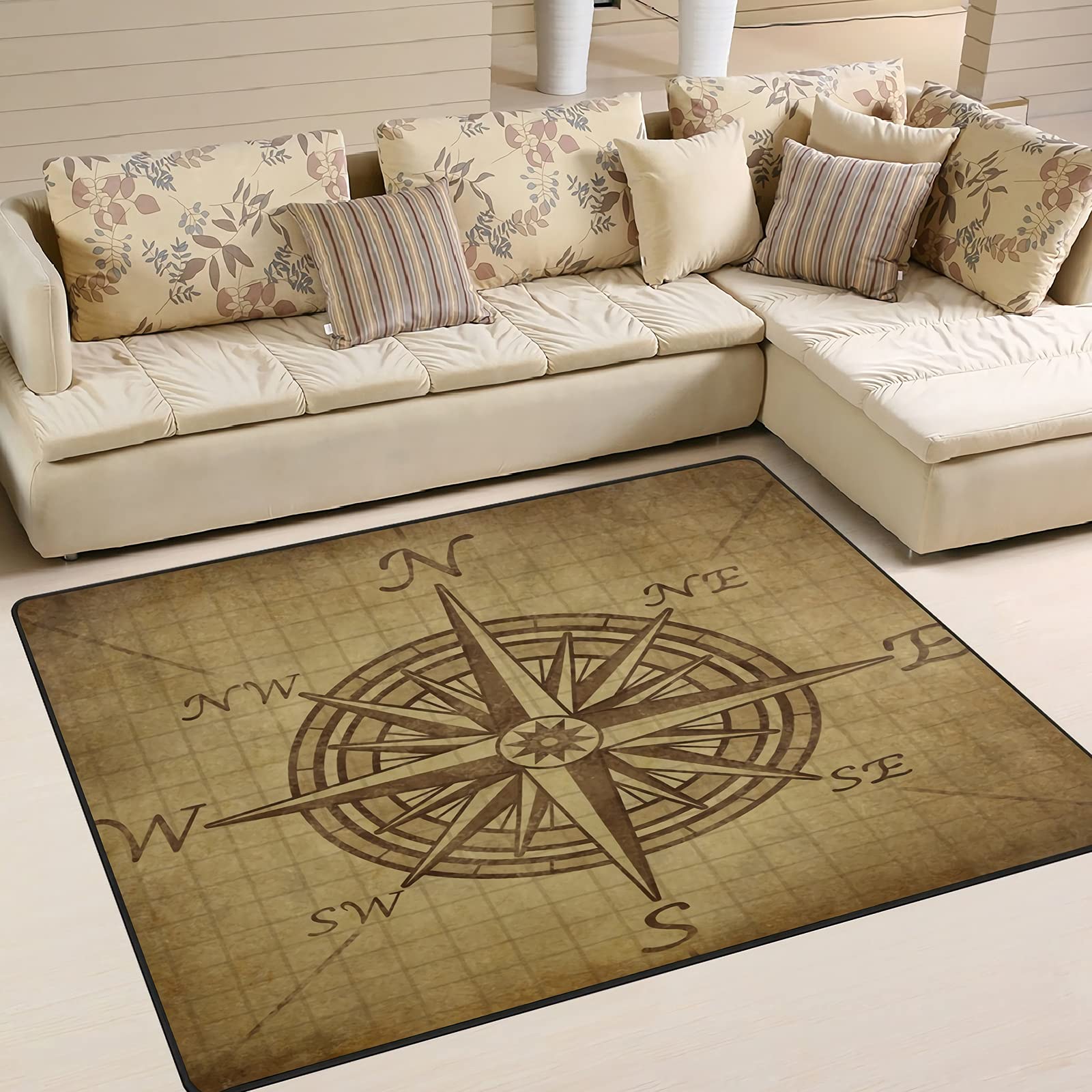 Custom Area Rug Personalized Carpet 60 x 39 inch Design Your Own Text Logo Image Door Mat for Home Decor Bedroom Garden Entry (Style 1, 60x39in)