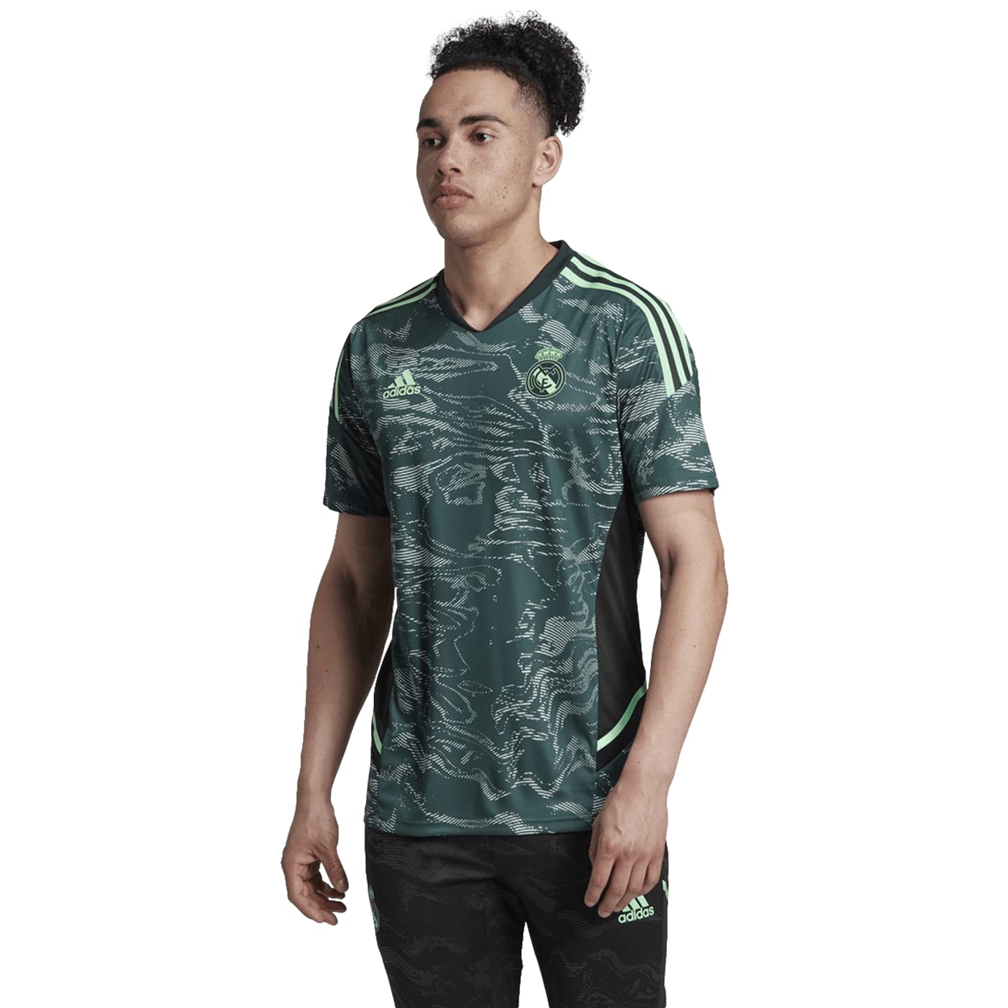 adidas Men's Soccer Real Madrid 22/23 Euro Training Jersey (as1, Alpha, x_l, Regular, Regular, Green)