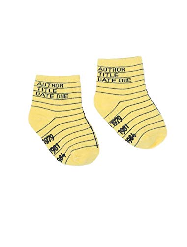 Out of Print Unisex Library Card Socks 0-12 months 4 Pack