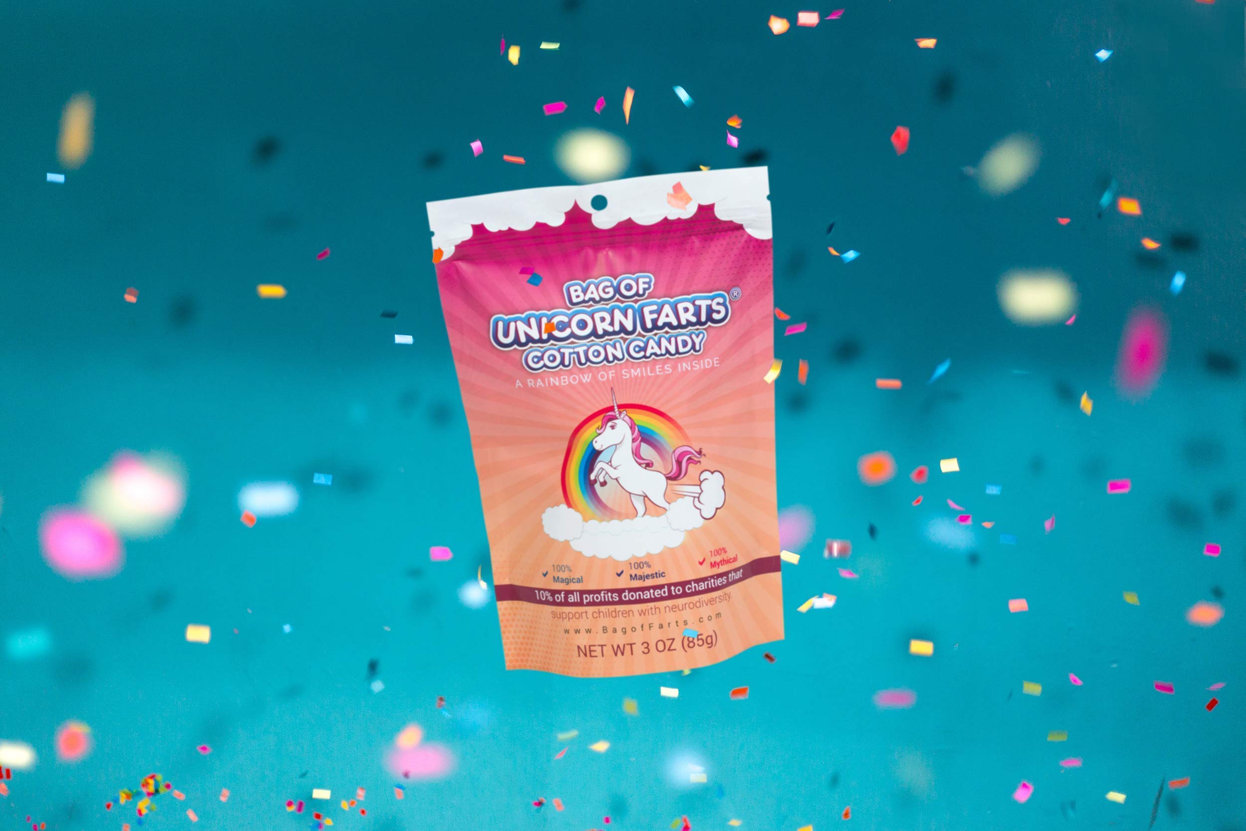 Bag of Unicorn Farts Strawberry Cotton Candy, 1 pack / 3 ounces