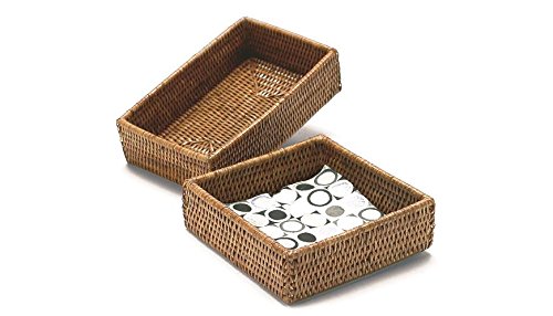 Artifacts Trading Company Rattan Luncheon Napkin Holder