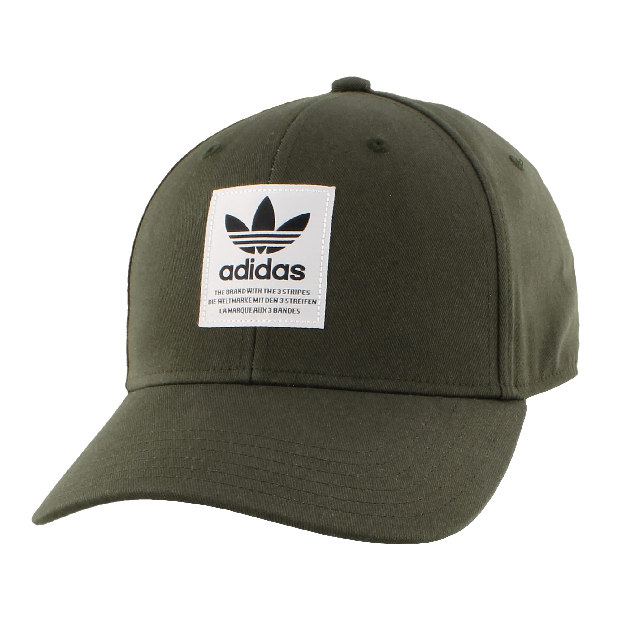 adidas Originals Men's Originals TL Patch Snapback, Night Cargo/Off White/Black, One Size