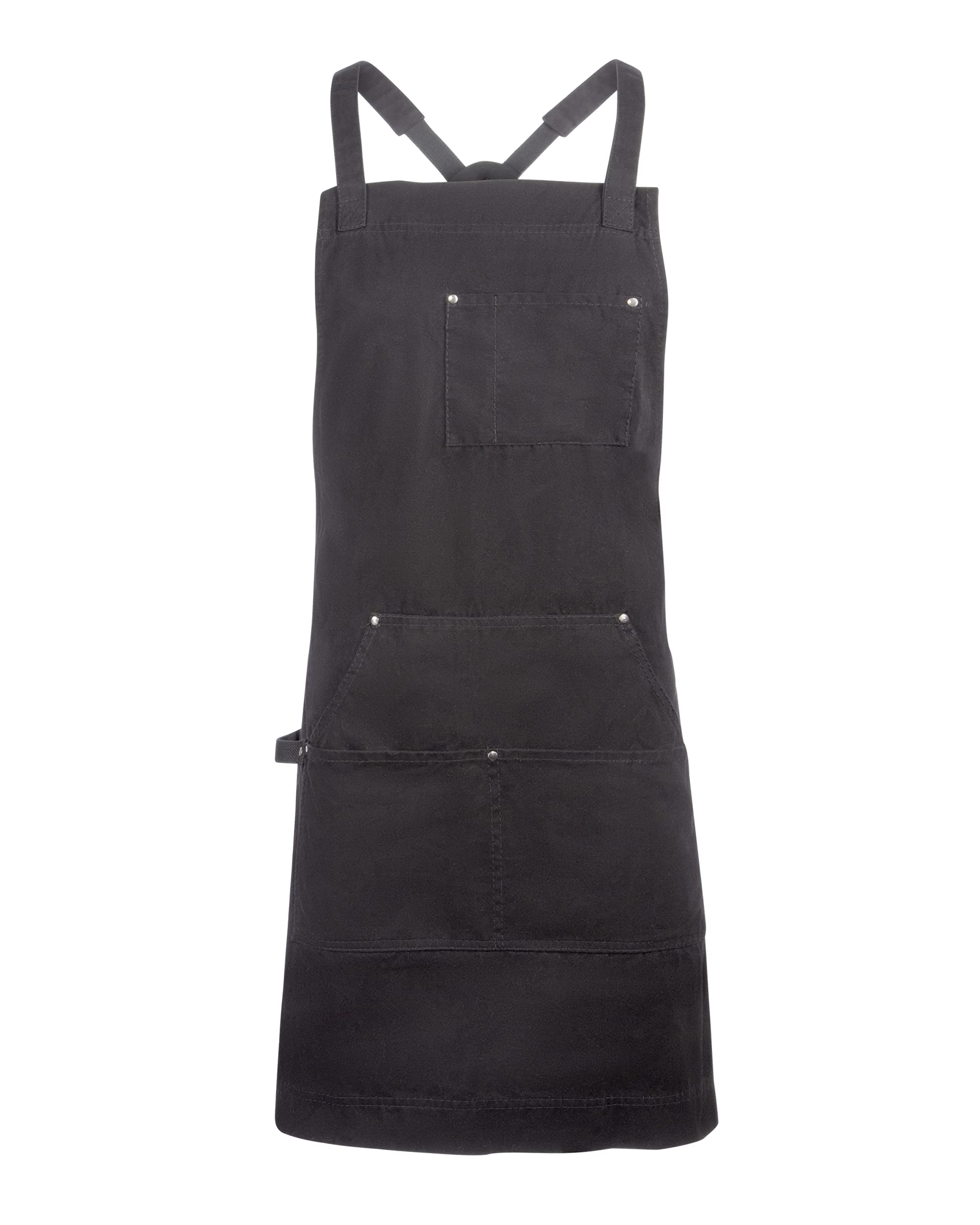 ARMOR GEAR 30 Bulk Pack Commercial Restaurant aprons with pockets catering supplies black apron for Server Chef Cooking Kitchen Bartender + more. Washable.