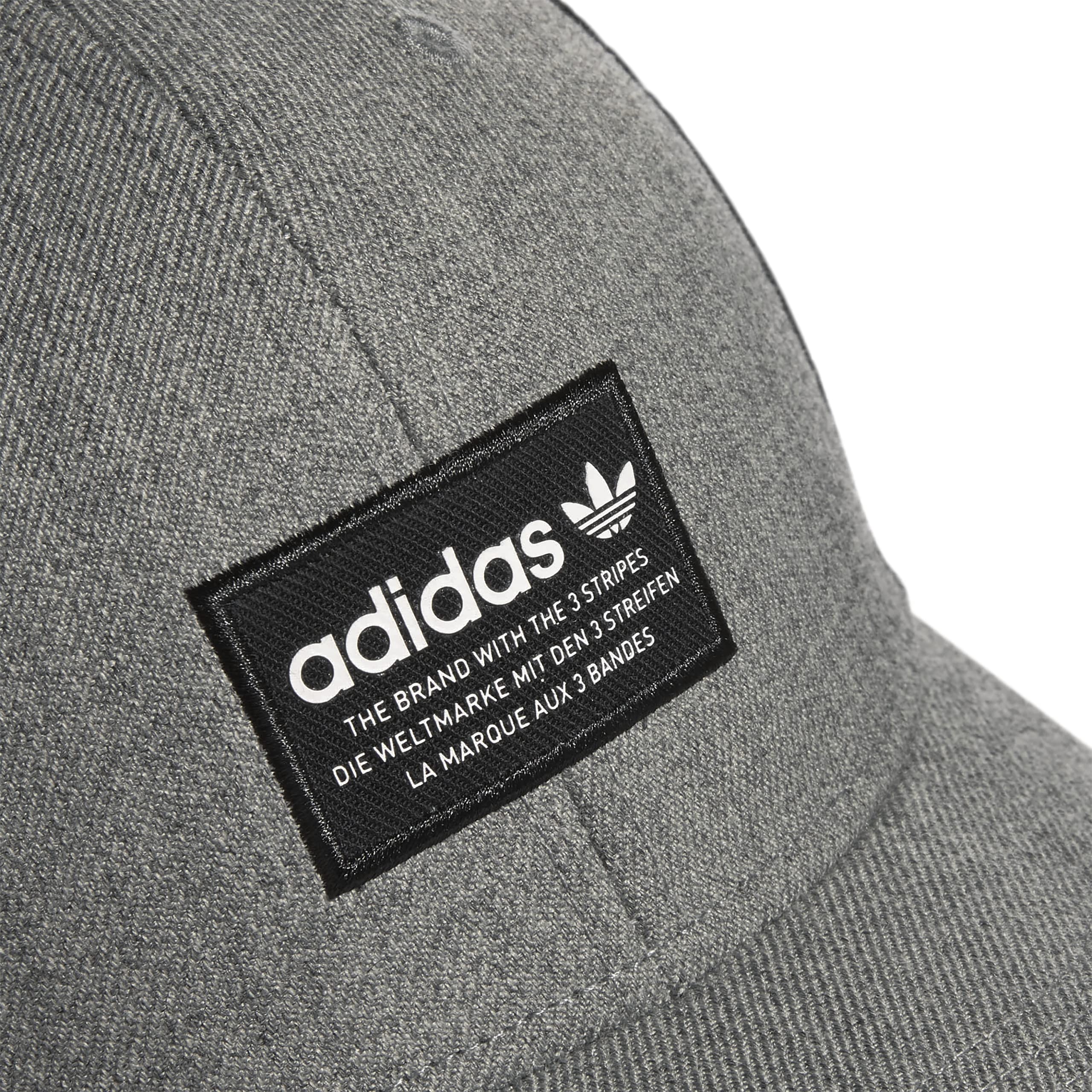 adidas Originals Men's Originals Trefoil Trucker, Heather Grey, One Size