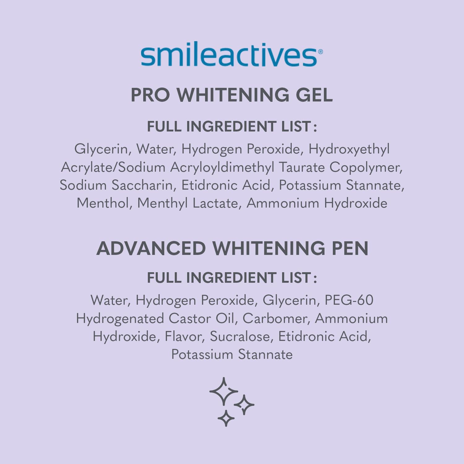 Smileactives Teeth Whitening Kit, Complete at Home Teeth Whitening Treatment, Travel Size Tooth Whitening, Stain Remover for White Teeth, Contains Clinical-Grade Hydrogen Peroxide, 30 Day Kit