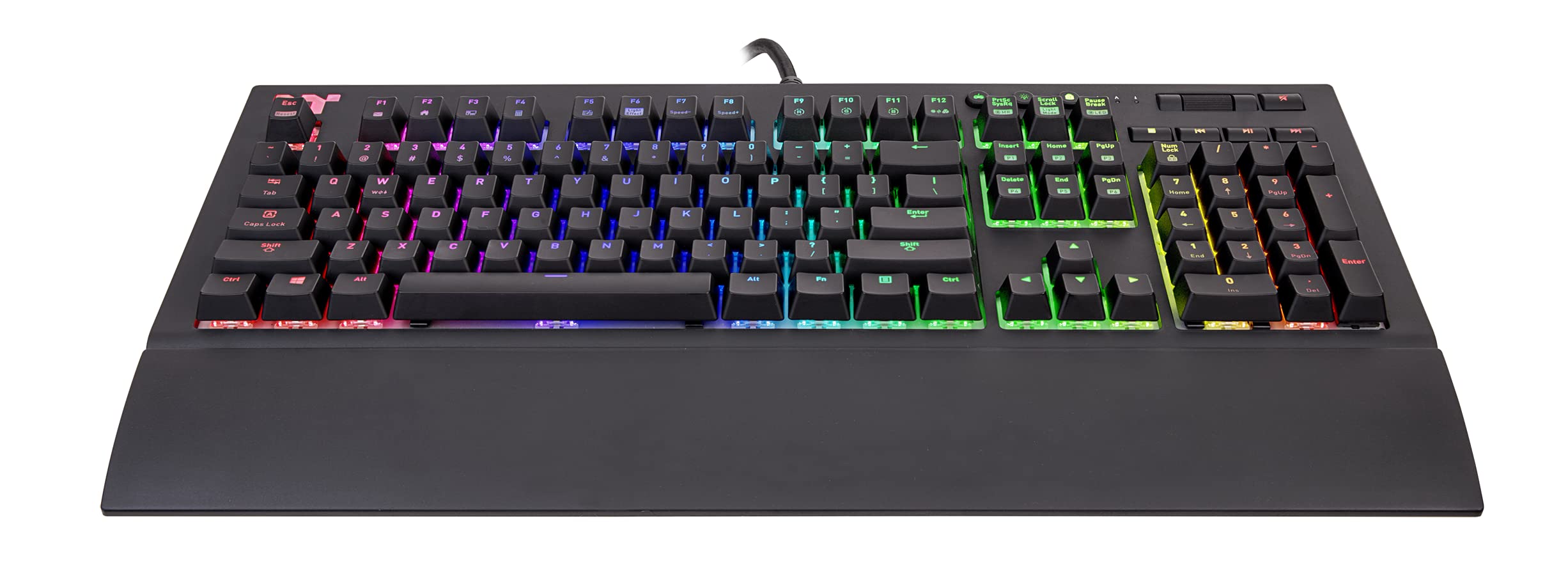 Thermaltake TT Premium X1 RGB CherryMX Blue - Japanese Keyboard - Gaming Keyboard KB430 KB-TPX-BLBRJP-01