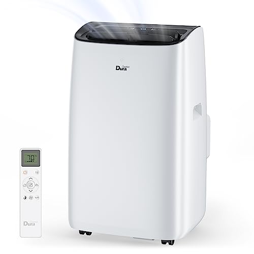 DuraComfort Portable Air Conditioner, (14,000 BTU ASHRAE) 10000 BTU SACC Cools Up to 600 Square Feet, White…