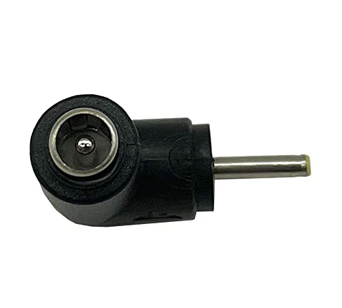 Dafensoy DC Barrel Power Jack Charging Cable Connector, 90 Degree Angle DC5.5 x 2.1 Female to 2.5 x 0.7 Male Adapter, Used for Notebook Computers, Tablet Computers, LED Lights, Routers, etc (2-Pack)