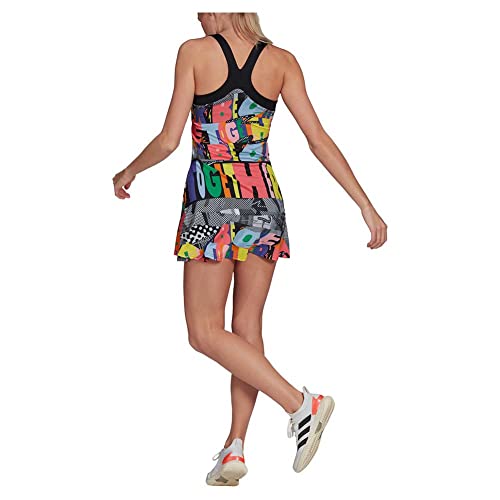 adidas Women's Tennis Y-Dress Heat.RDY, Black/White (Primeblue), X-Large