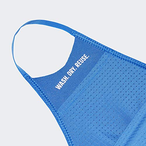 adidas Originals Standard Face Covers 3-Pack, Bluebird, Medium/Large