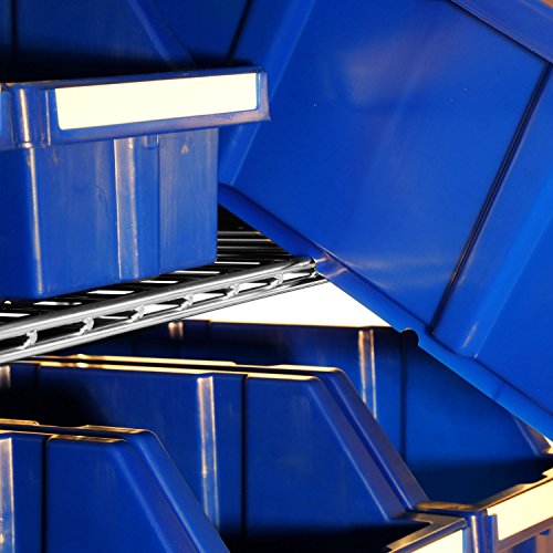 Storage Rack by Member's Mark Features 24 Durable Bins, 3-Inch Wheels and Zinc-Plated Steel Construction,Perfect for Efficient Organization