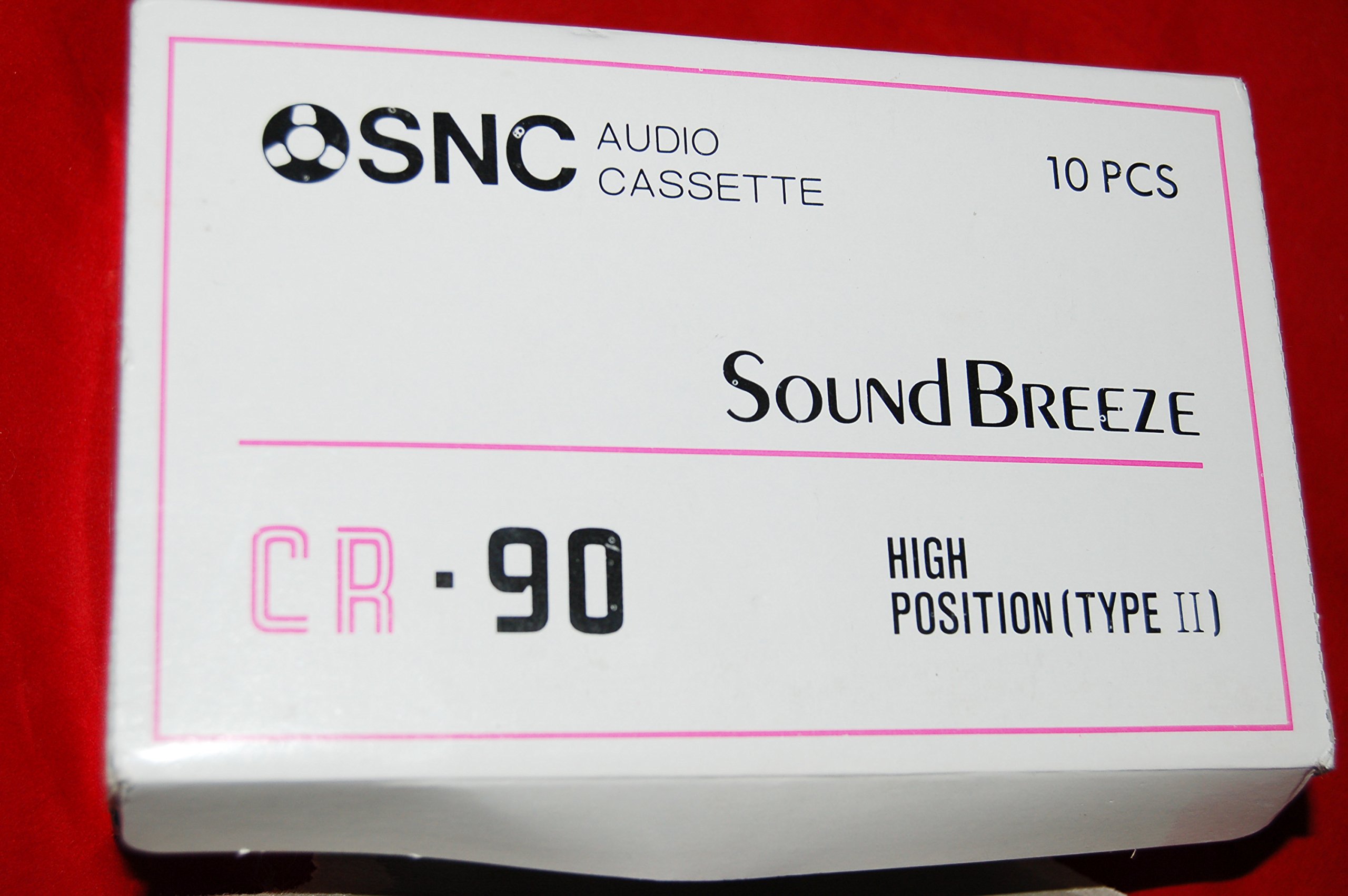 SNC Sound Breeze CR90 Blank Audio Cassette Collectible Rare New Soda Nikka