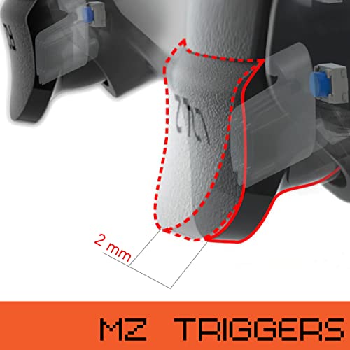 MODDEDZONE Smart Extreme Modded Controller + Anti Recoil 2 Remap Buttons & Interchangeable Thumbsticks & Hair Triggers, Tactical Buttons Compatible with PS5 Custom Controller PC (MZ)