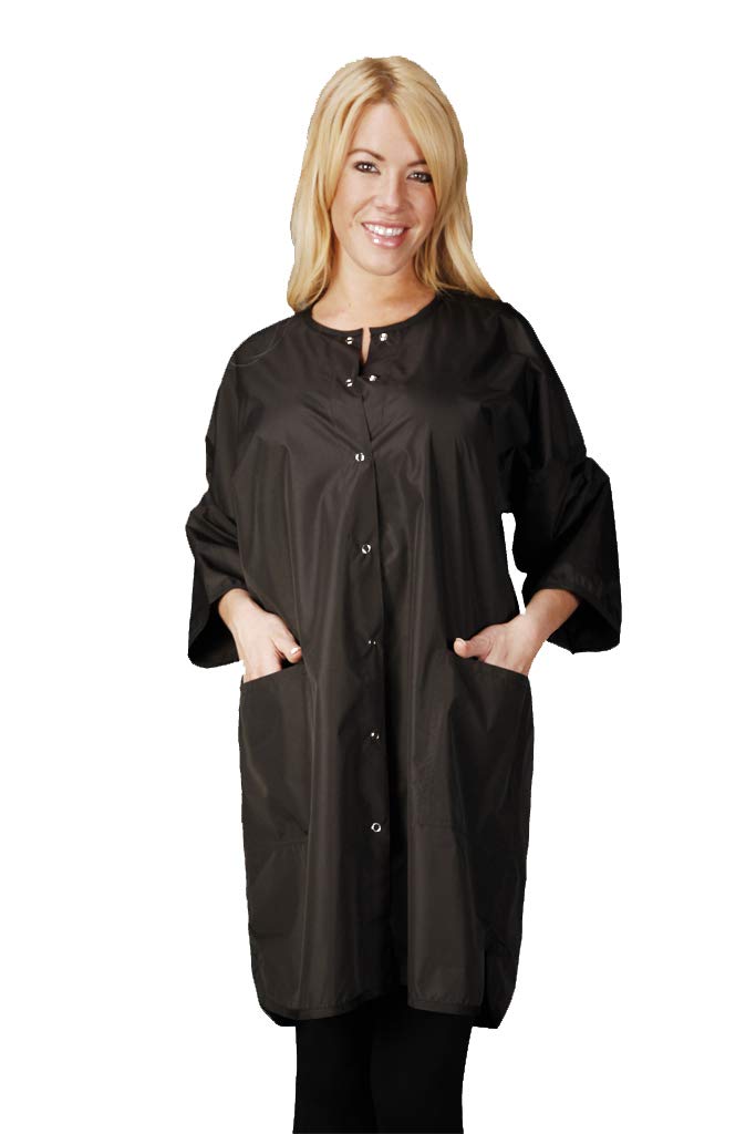 Ladybird Line Unisex Groomer Big Shirt Hair Resistant and Water Resistant Black - One Size