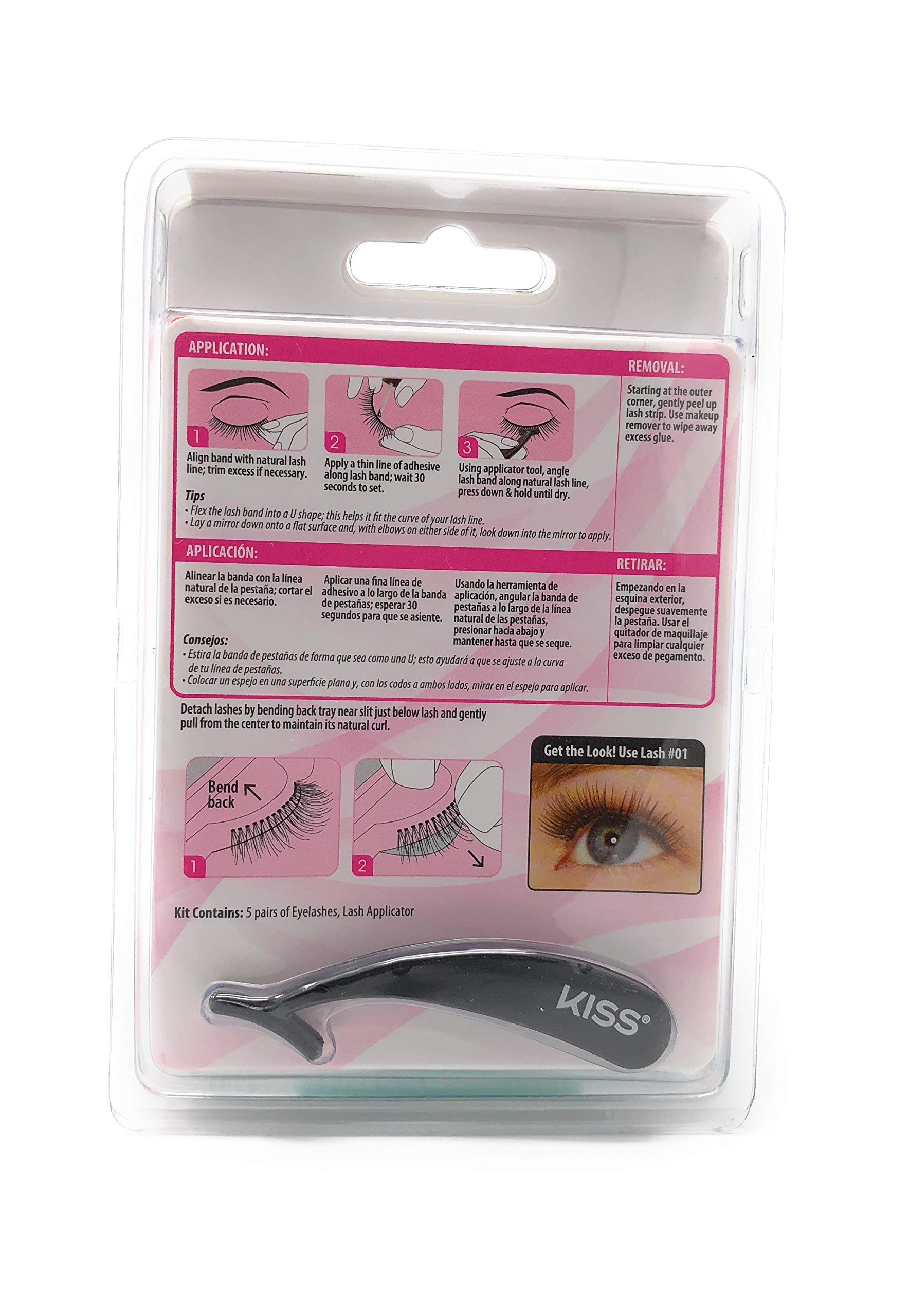 Kiss So Wispy 01 5 Pairs (Pack of 2)