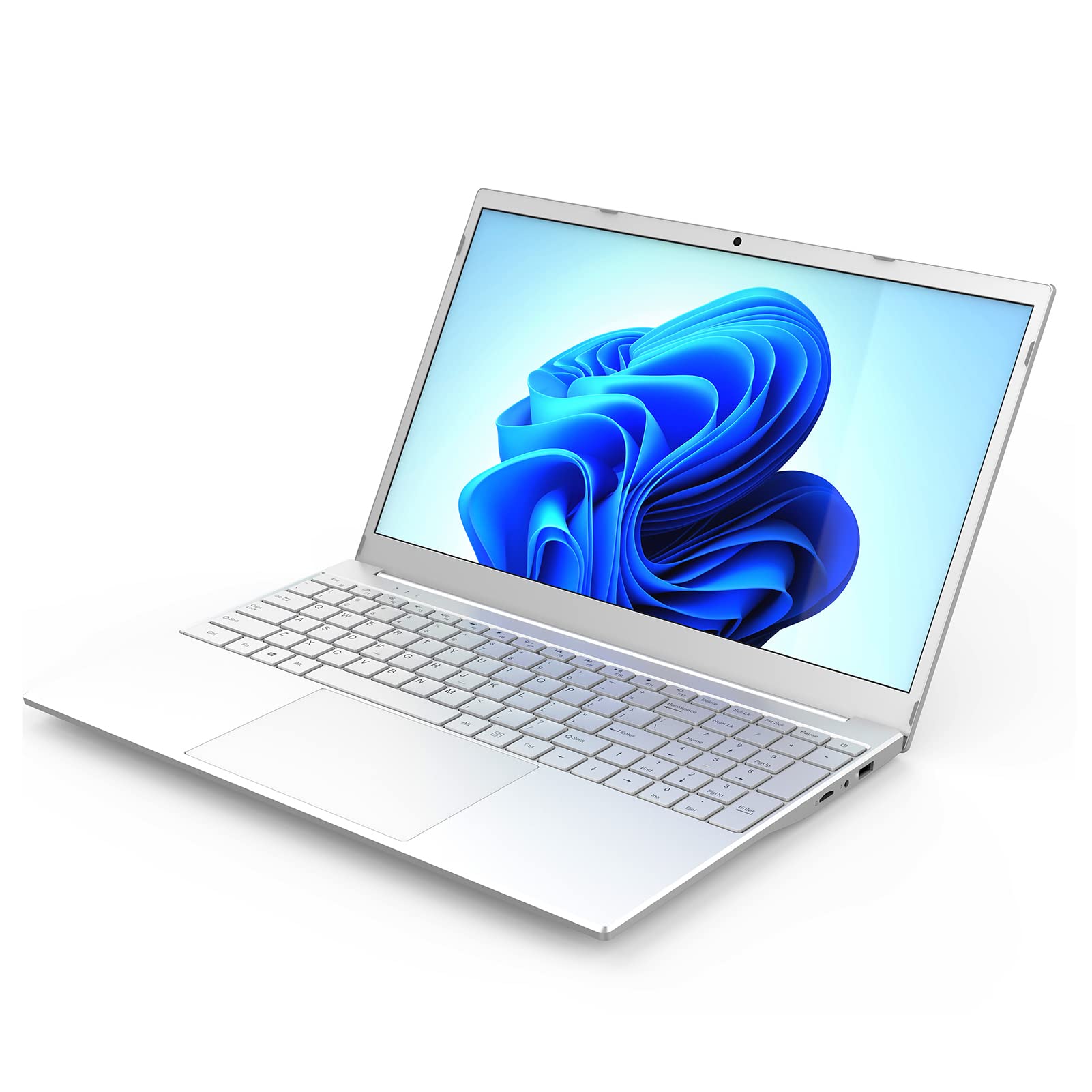 Acogedor Laptop Computer, 15.6in N5095CPU 1920x1080 IPS Screen Laptop, 16GB RAM, 256GB ROM, with Fingerprint Unlock, for 11