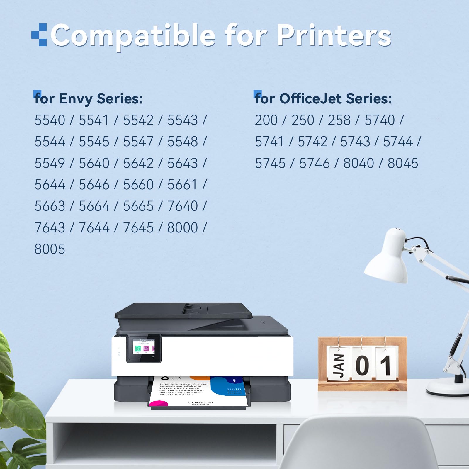 AAKIDInk Remanufactured Ink Cartridge Replacement for HP 62XL, Black