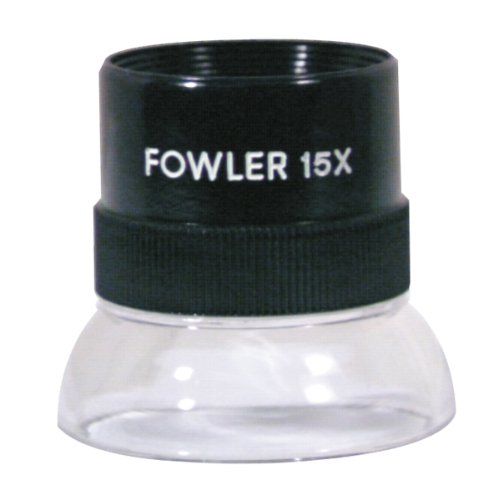 Fowler 52-660-015 Optical Magnifier, 15X Magnification, 3 Lenses