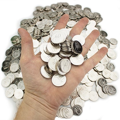 Brybelly 500-Count Cherry Slot Machine Tokens β Premium Pachislo & IGT Slot Machine Coins β Great for Casino Games & Skill Stop Slot Machines