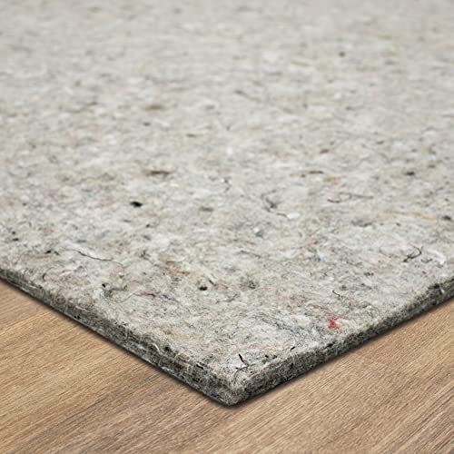 Mohawk Home 8' x 10' 1/4 Rug Pad 100% Felt Protective Cushion, Premium Comfort Underfoot – Safe for All Floors