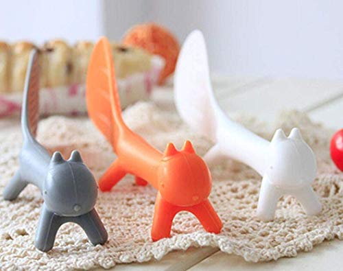 RUITASA Rice Paddle 3PCS Lovely Squirrel Shape Standing Spoon, Rice Paddle,Non-stick Rice Paddle Spoon Creative Household Kitchen Tools,Stick and Heat Resistant Kitchenware
