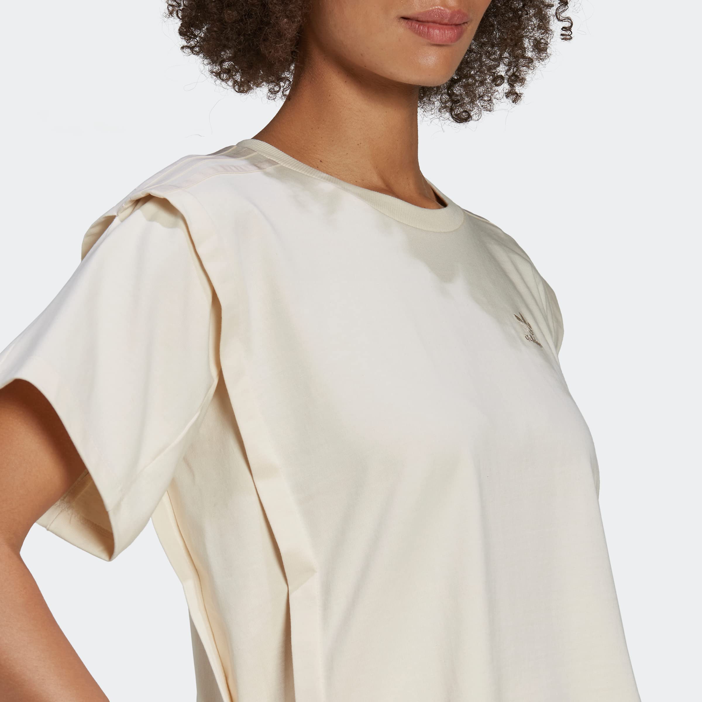 adidas Originals Women's Adicolor Clean Classics Tee, Non-Dyed, X-Large
