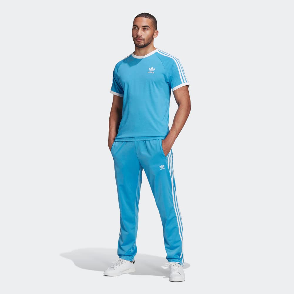 adidas Originals Men's Adicolor Classics Trace Tee, Sky Rush, Medium