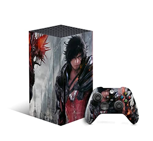 Adventure Fantasy World Cloud Whole Body Protective Skin for X-box-Series-X Gaming Console, Durable Vinyl Decal Style Easy Apply Skin Wrap Stickers for x-box