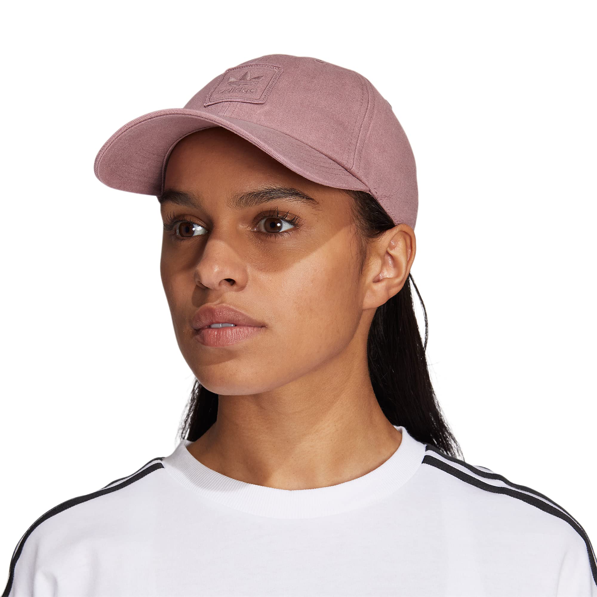 adidas Originals Women's Arrive Relaxed Strapback Adjustable Fit Hat, Wonder Oxide Purple/Wonder Oxide Purple, One Size