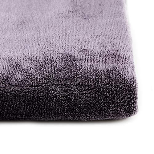 SGCB Premium Car Microfiber Towels 1 Pack Grey, 24" x 63β Car Drying Wash Towels Extra Large Car Towel Super Water Absorbent Scratch & Lint Free Detailing Polishing Buffing Finishing Towels