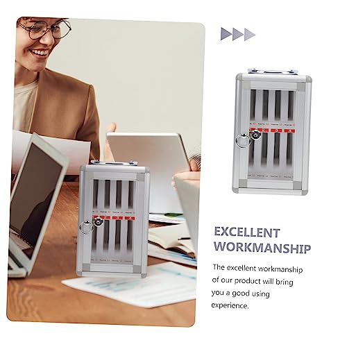 MAGICLULU Mobile Phone Safe Storage Cabinet with Lock Desk Speaker Smart Phone Cell Phone Cabinet Cell Block Phone Jail Fridge Locks Aluminum Alloy Frame, Fiberboard Phone Storage Box Locker