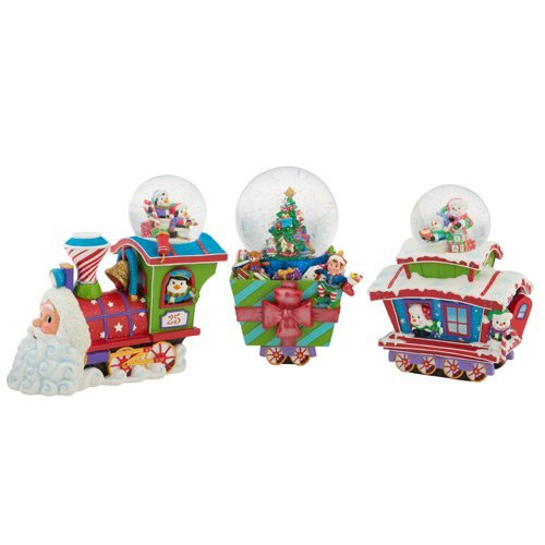 Christopher Radko Choo Choo Santa Snowglobe