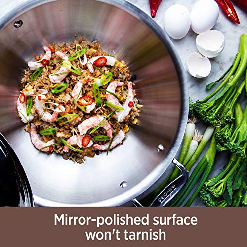 All-Clad Copper Core 5-Ply Stainless Steel Stockpot 8 Quart Induction Oven Broiler Safe 600F Pots and Pans, Cookware Silver