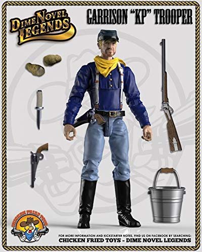 Dime Novel Legends 1/18 Scale (4" Tall) Old west Action Figure Garrison KP Trooper