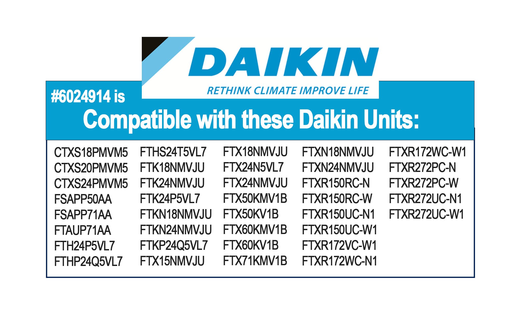 Daikin Industries 6024914 Mini Split Filter 2-Pack