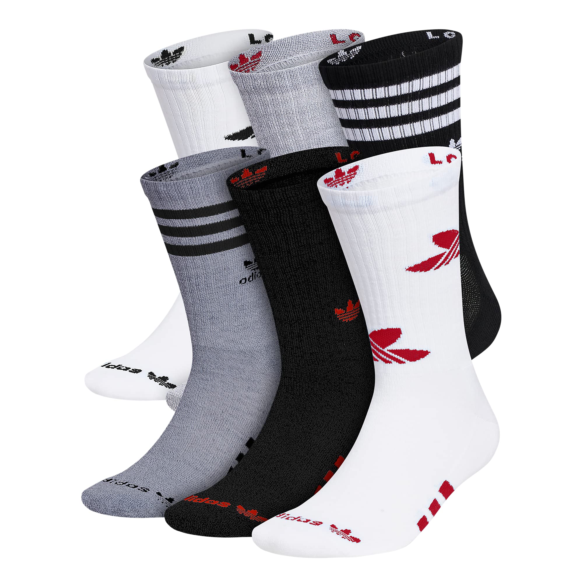 adidas Originals Remix Cushioned unisex Crew Socks (6-Pair)