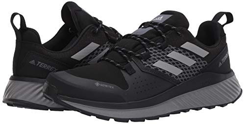 adidas Outdoor Men's Terrex Bounce Hiker GTX Hiking Boot, Black/Grey Three/Grey one, 6.5 M US