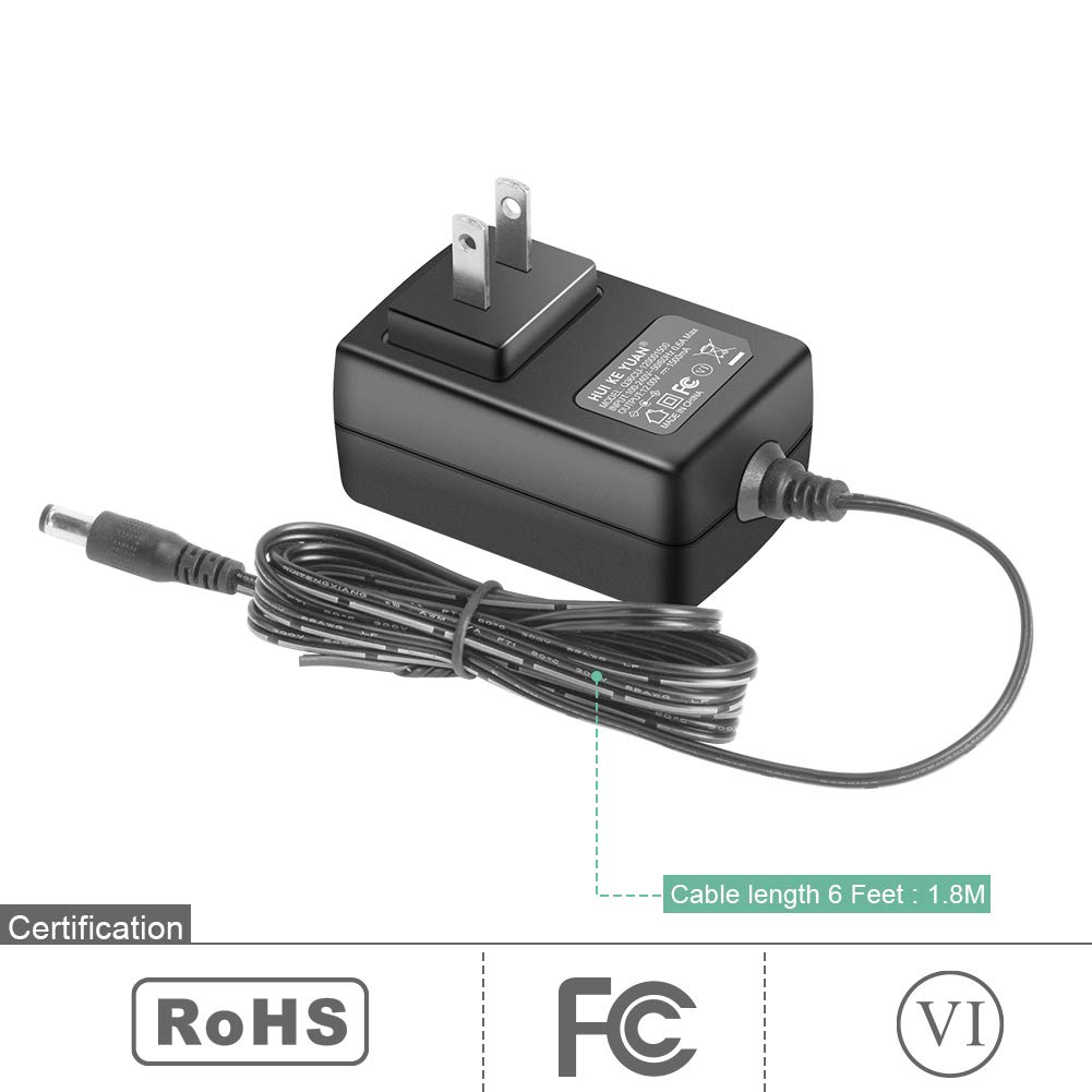 HKY 12V AC Adapter Compatible with Sony Blu Ray Player BDP-S5200 BDP-S3700 BDP-S3200 BDP-S6700 BDP-S1700 BDP-S5700 BDP-S4700 BDP-S2700 BDP-S6500 BDP-S5500 BDP-S3500 Power Cord Charger AC-M1208UC