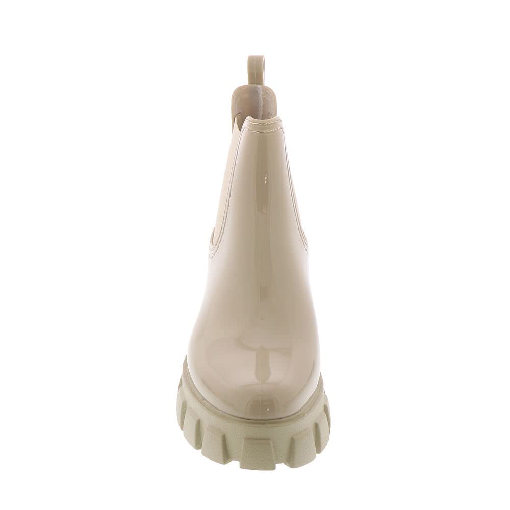 DV Dolce Vita Women's Splash Rain Boot, Ivory, 8