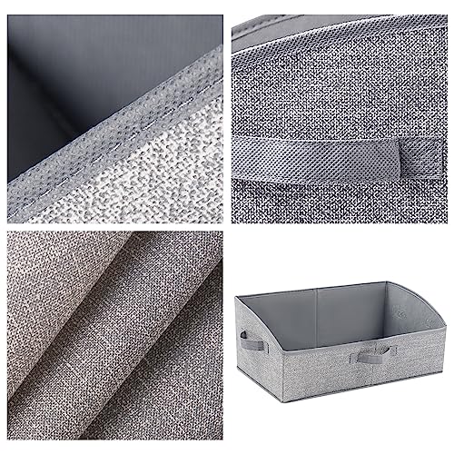 degtnb Underwear Drawer Organizer, Foldable Sock Underpants Organizer Non Woven Fabric Storage Box for Cloth, Stockings, Ties & Bras