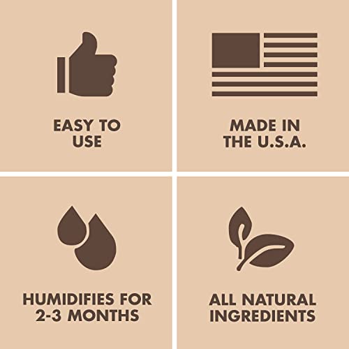 Boveda 65% Two-Way Humidity Control Pack for Up to 25 Items – Size 60 – Single – Aging & Long-Term Storage in Plastic & Wood Boxes – Moisture Absorber – Humidifier Pack – Individually Wrapped