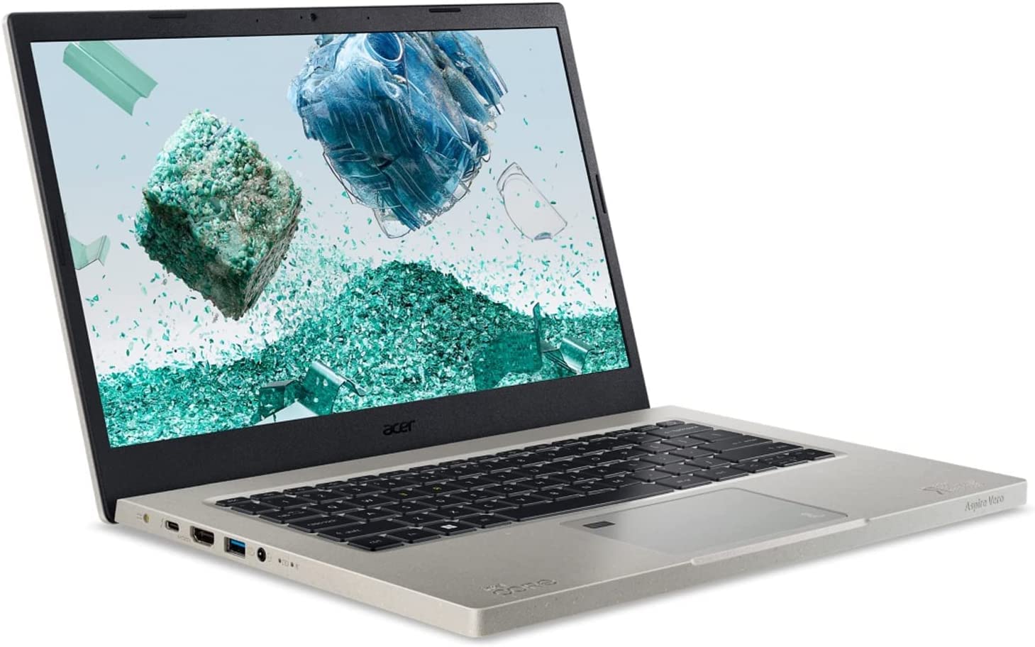 acer Aspire Vero 14" FHD LED-Backlit Laptop, Intel Core i7-1255U EVO 1.70GHz, 16GB RAM 1TB SSD, Windows 11 Home, Backlit Keyboard, Bluetooth, Finger Print Reader, 1080p Webcam, Gray + Accessories